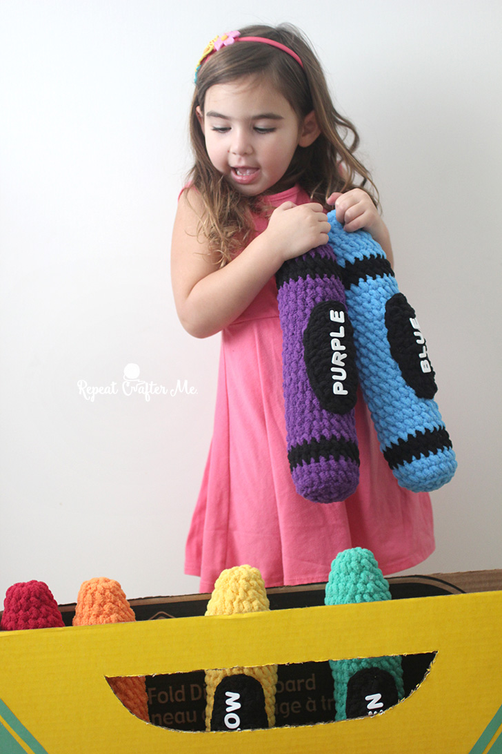 Crochet Crayons - Repeat Crafter Me