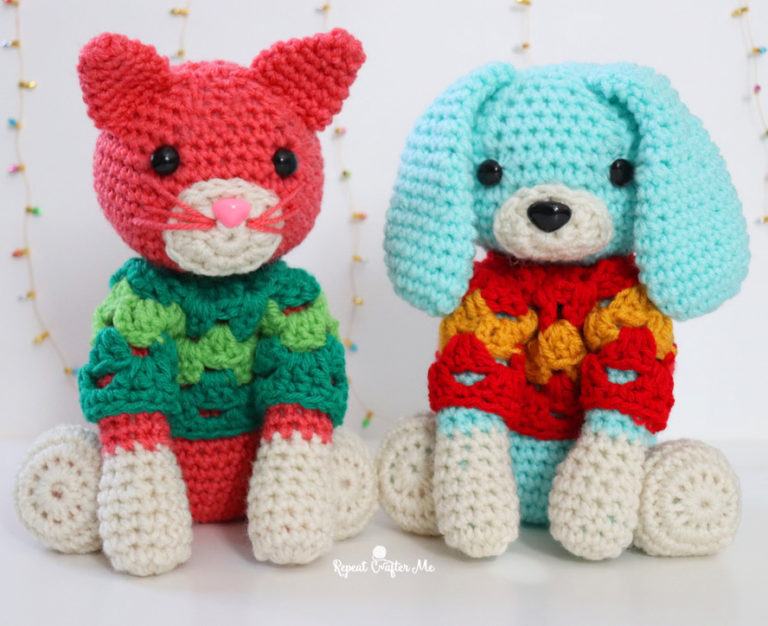 Tuna and Bones Toy Duo Crochet-Along LESSON 3 - Repeat Crafter Me
