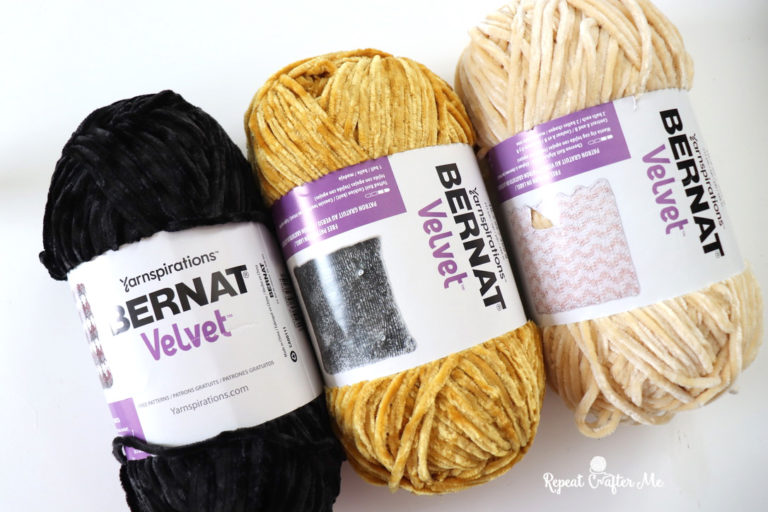 Bernat Velvet Bumblebee Crochet Bear - Repeat Crafter Me