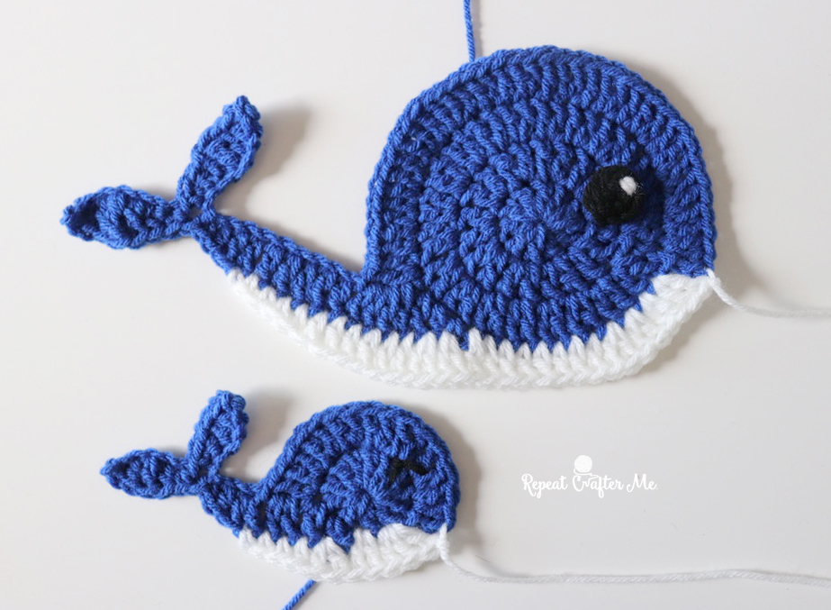 Crochet Whale – Under the Sea CAL Square 7 - Repeat Crafter Me