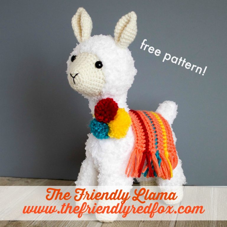 24 Free Crochet Llama Patterns - Repeat Crafter Me