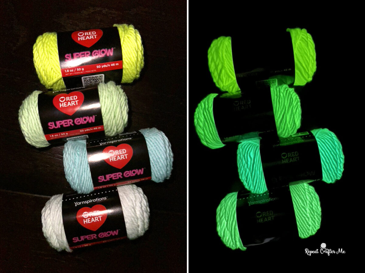 Glow-in-the-Dark Ghost Crochet Appliqués - Repeat Crafter Me