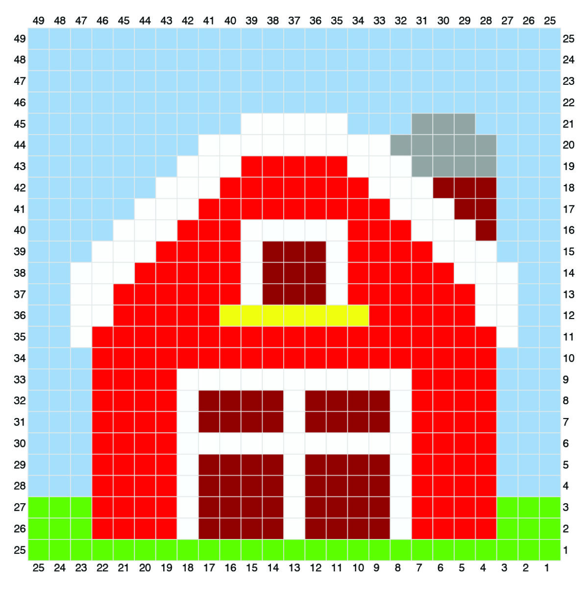 Barn – House Blanket CAL Square 4 - Repeat Crafter Me