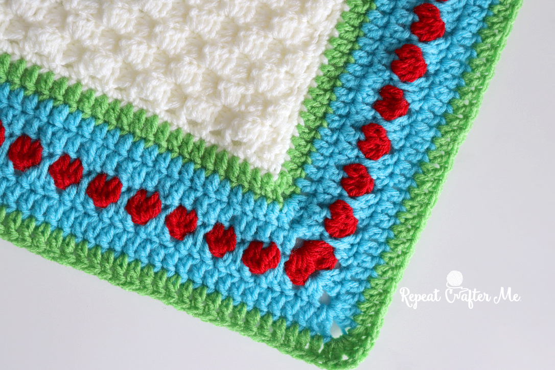 Love the Earth Crochet C2C Blanket for Earth Day - Repeat Crafter Me