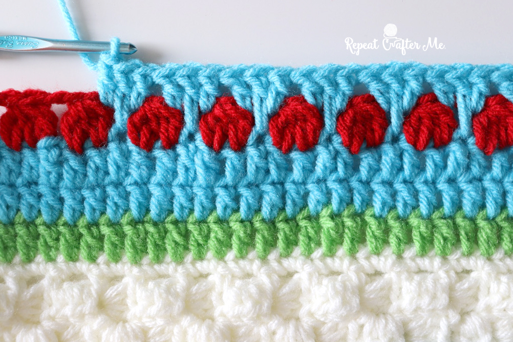 Love the Earth Crochet C2C Blanket for Earth Day - Repeat Crafter Me