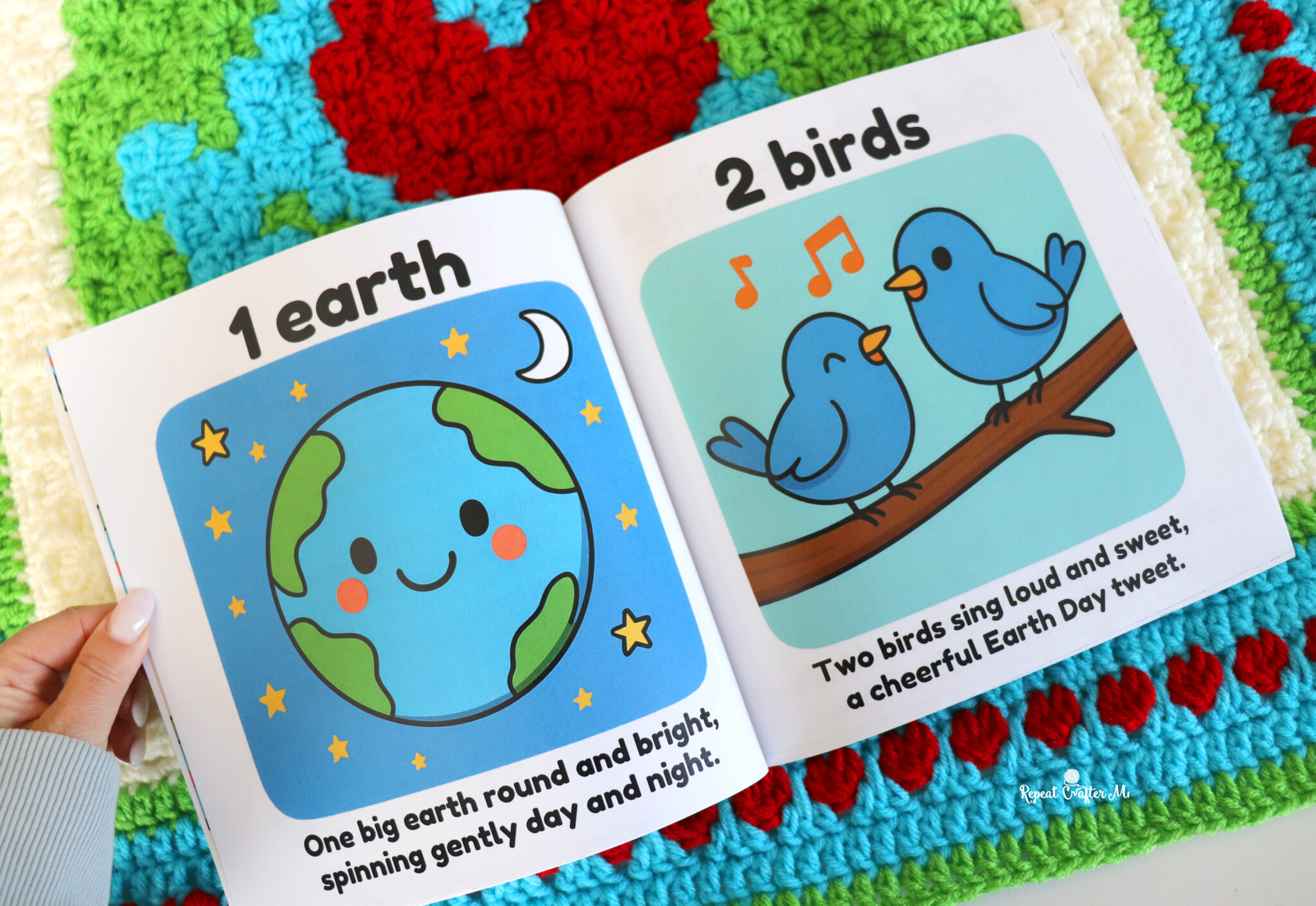 One Earth – A Children’s Earth Day Counting Book - Repeat Crafter Me