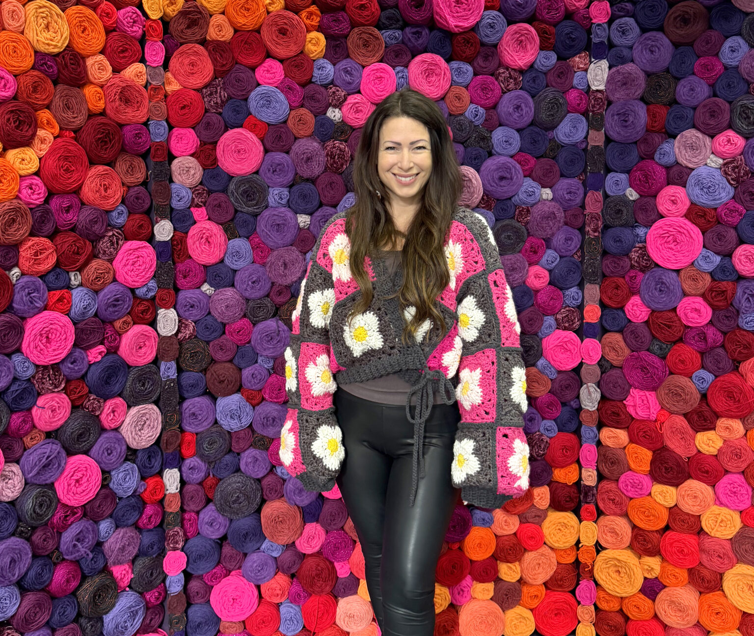 Crochet Flower Power Wrap Cardigan - Repeat Crafter Me