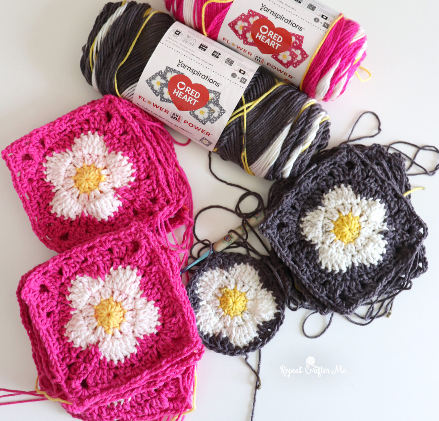 Crochet Flower Power Wrap Cardigan - Repeat Crafter Me