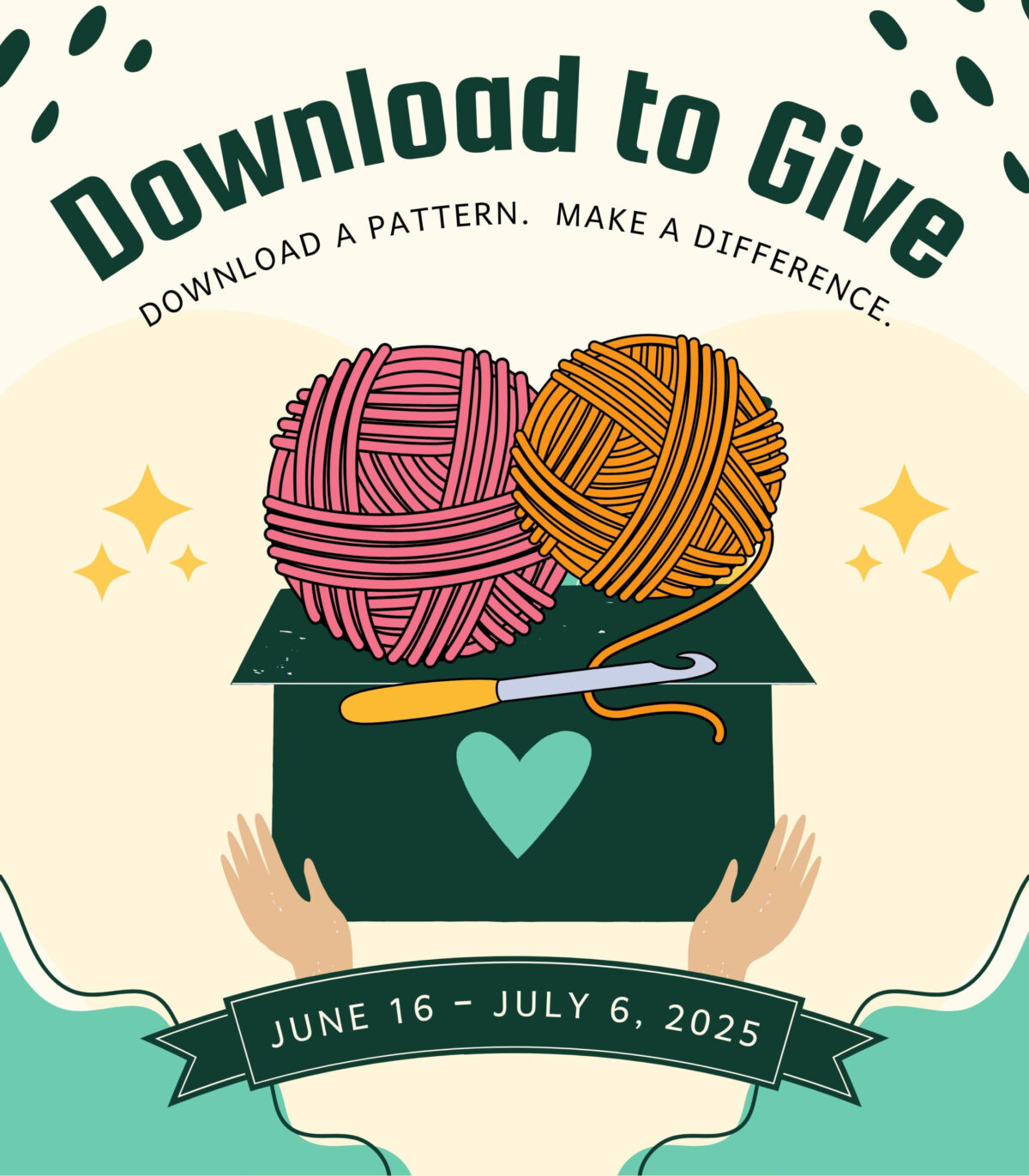 Download to Give Charity Patterns - Repeat Crafter Me