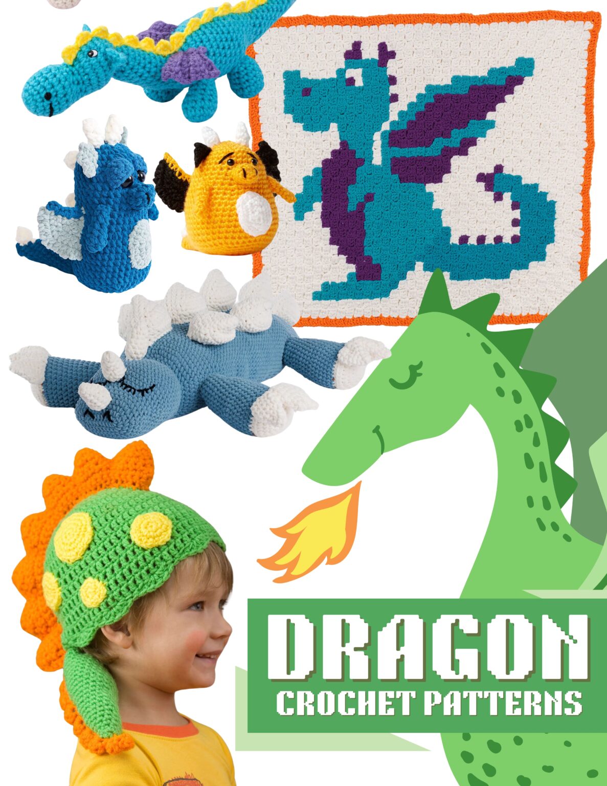 Free Dragon Crochet Patterns - Repeat Crafter Me
