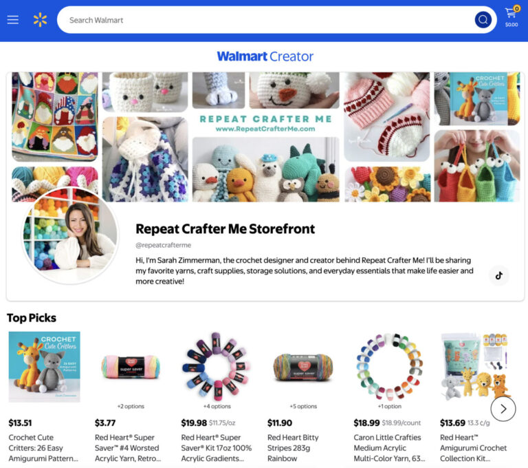 Walmart Creator – Repeat Crafter Me Storefront - Repeat Crafter Me
