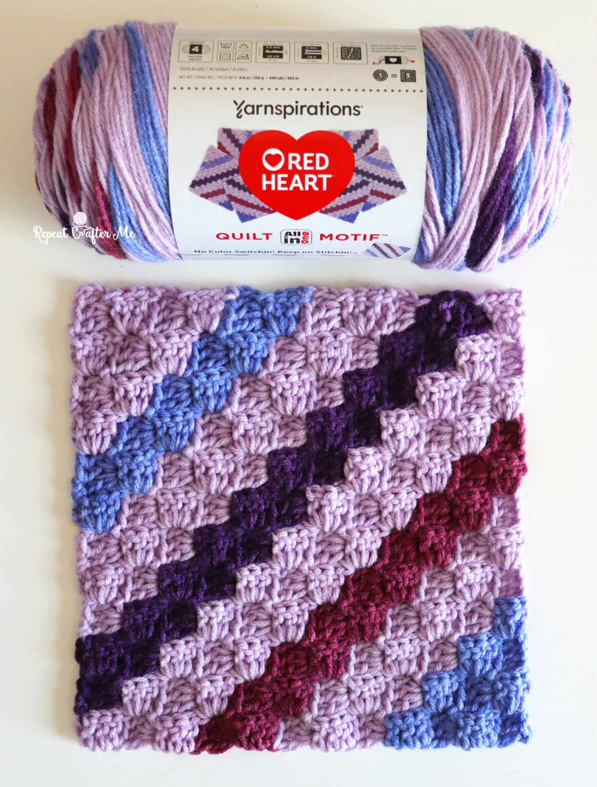 Red Heart All In One Quilt Motif Yarn - Repeat Crafter Me